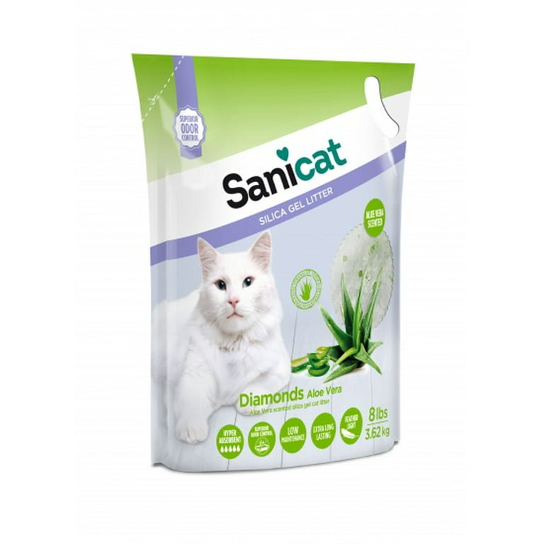 Sanicat Diamonds Unscented Cat Litter, 8-lb