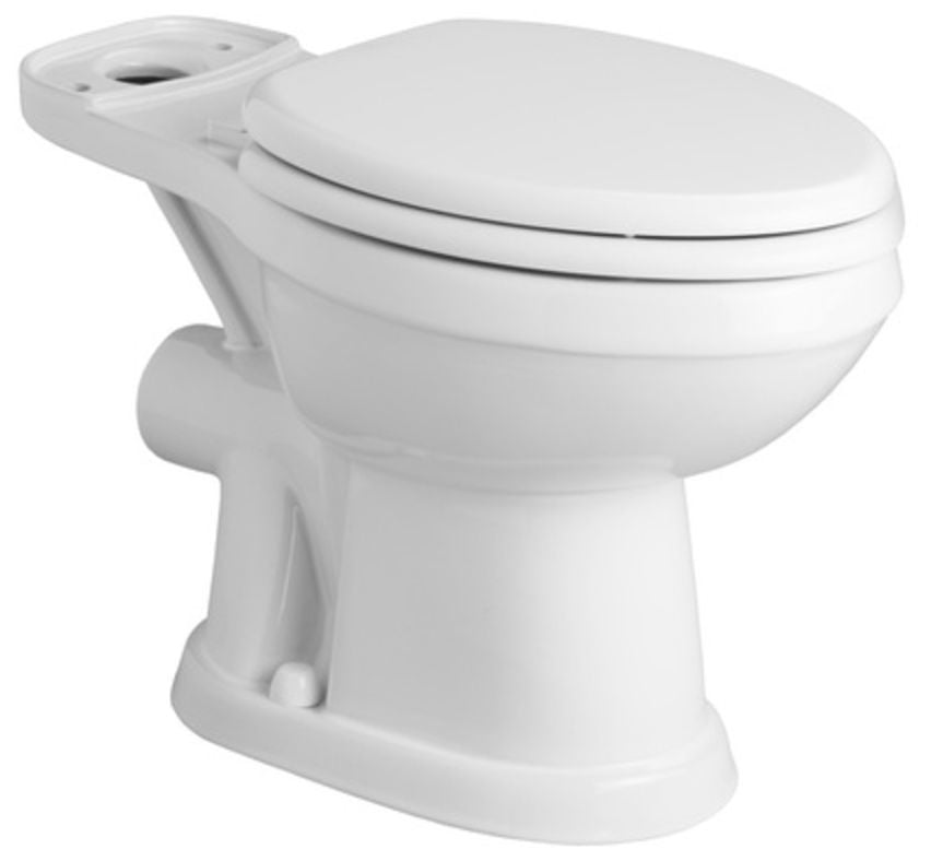 Saniflo San097 Saniflush Elongated Toilet Bowl Only - White - Walmart.com