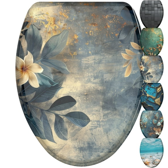 Sanilo, Toilet Seat, ELONGATED, Soft Close, One-Click Quick Release ...