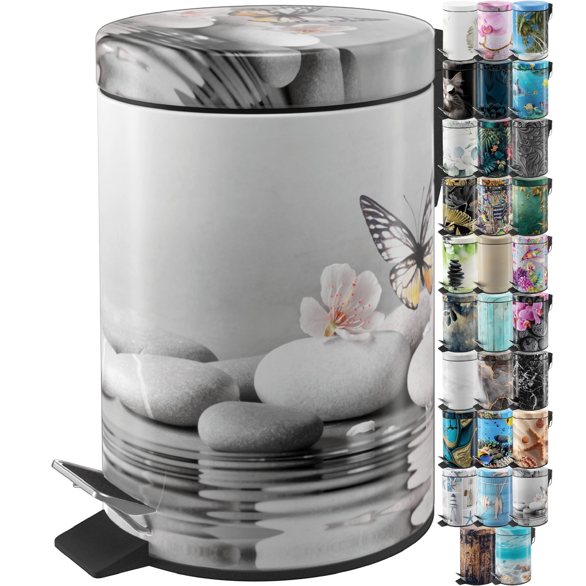Sanilo Trash Can 1.3 Gallon with Soft Close, Many New Cosmetic and ...