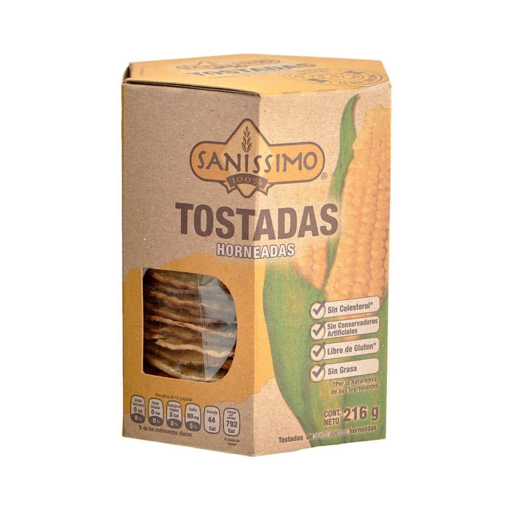 Sanissimo Oven Baked Corn Tostadas 3 Pack, Crunchy Shells, Made with ...