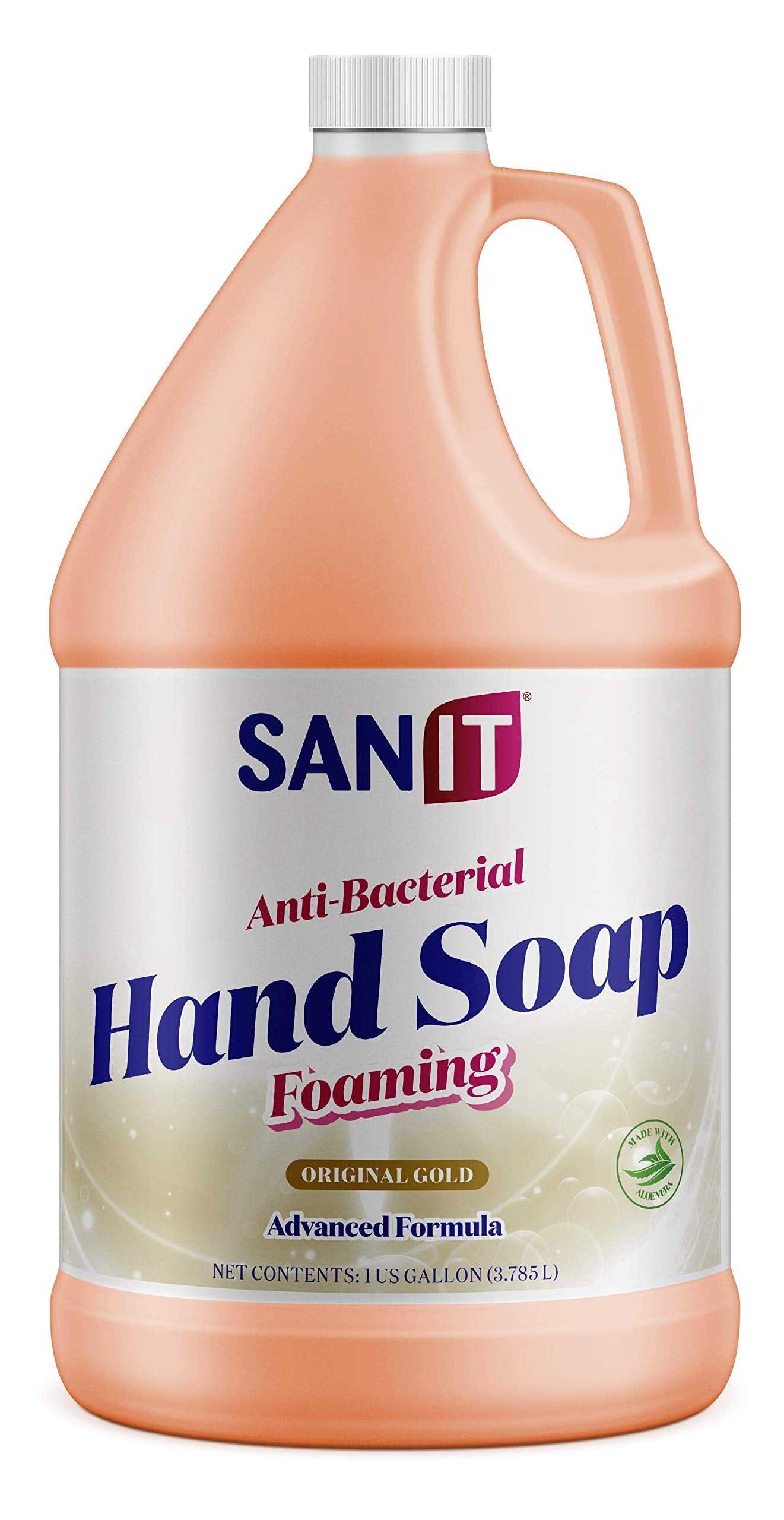 Sanit USA-Made Antibacterial Foaming Hand Soap Refill, Advanced Formula ...