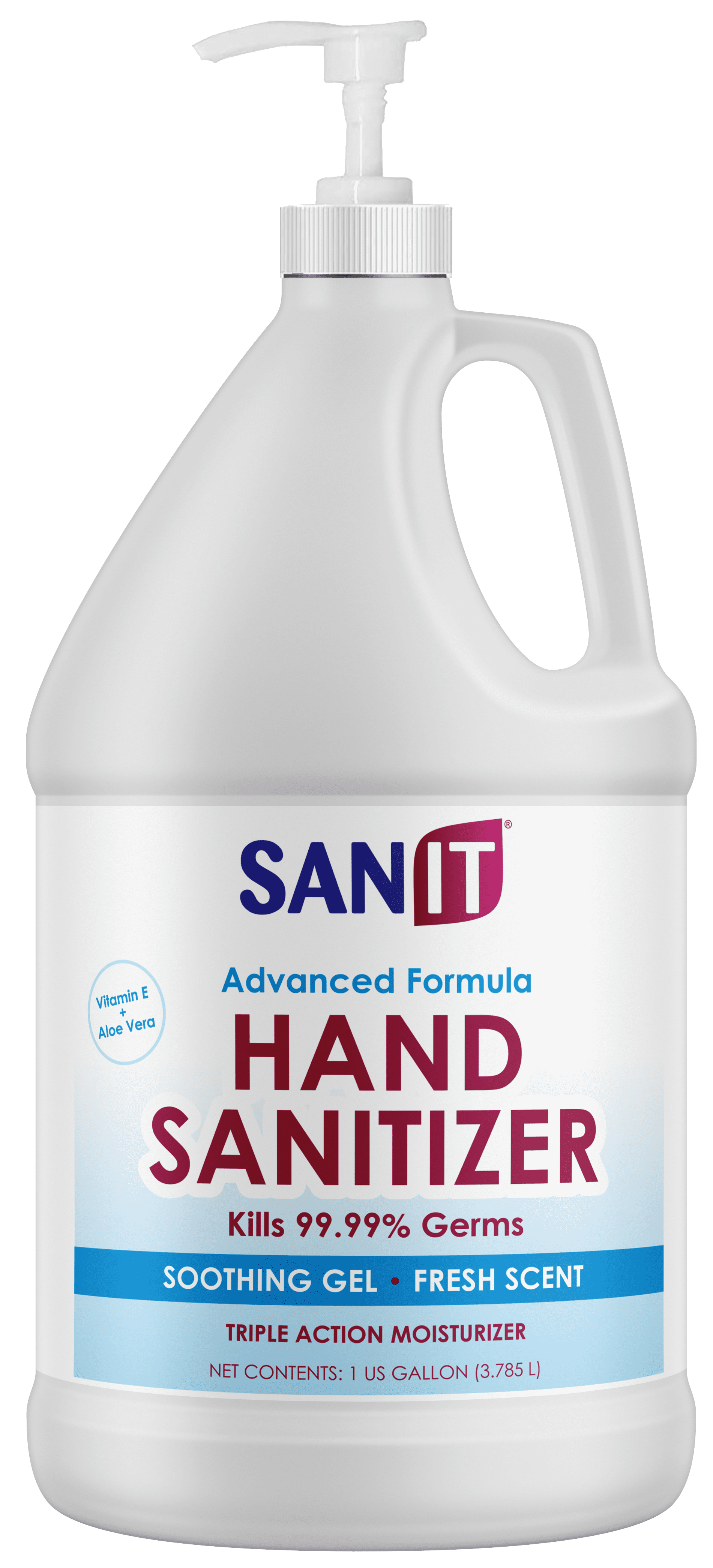 Sanit Moisturizing Hand Sanitizer Gel - Advanced Formula with Vitamin E ...