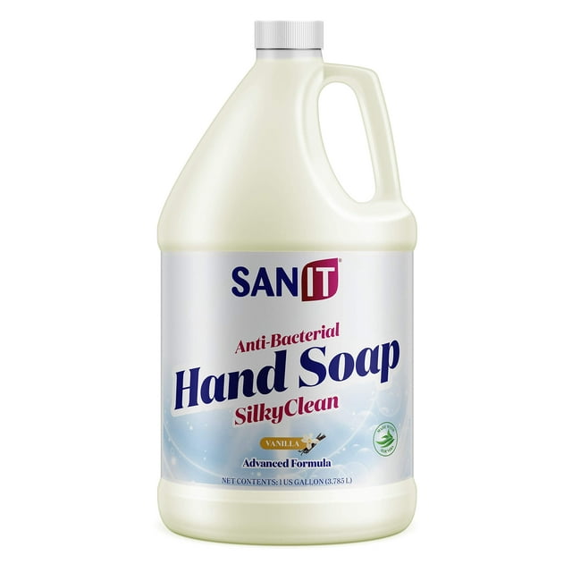Sanit Silky Clean Antibacterial Liquid Gel Hand Soap Refill - Coconut ...