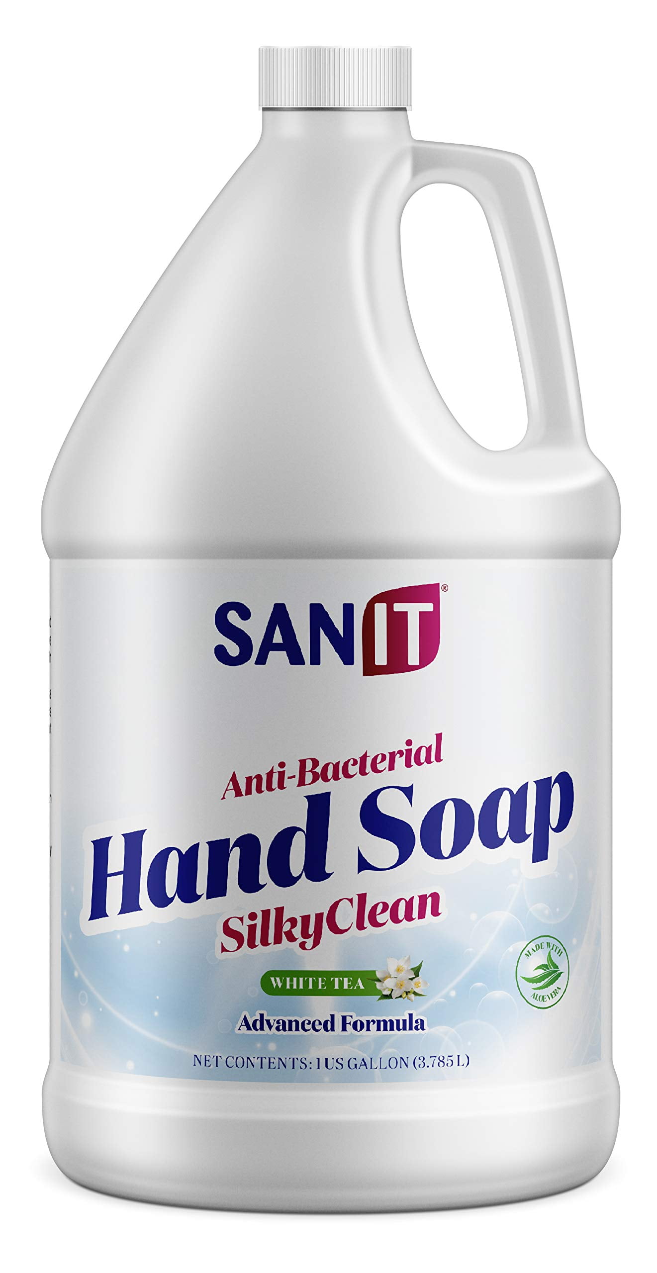 Sanit Silky Clean Antibacterial Liquid Gel Hand Soap Refill - Advanced ...