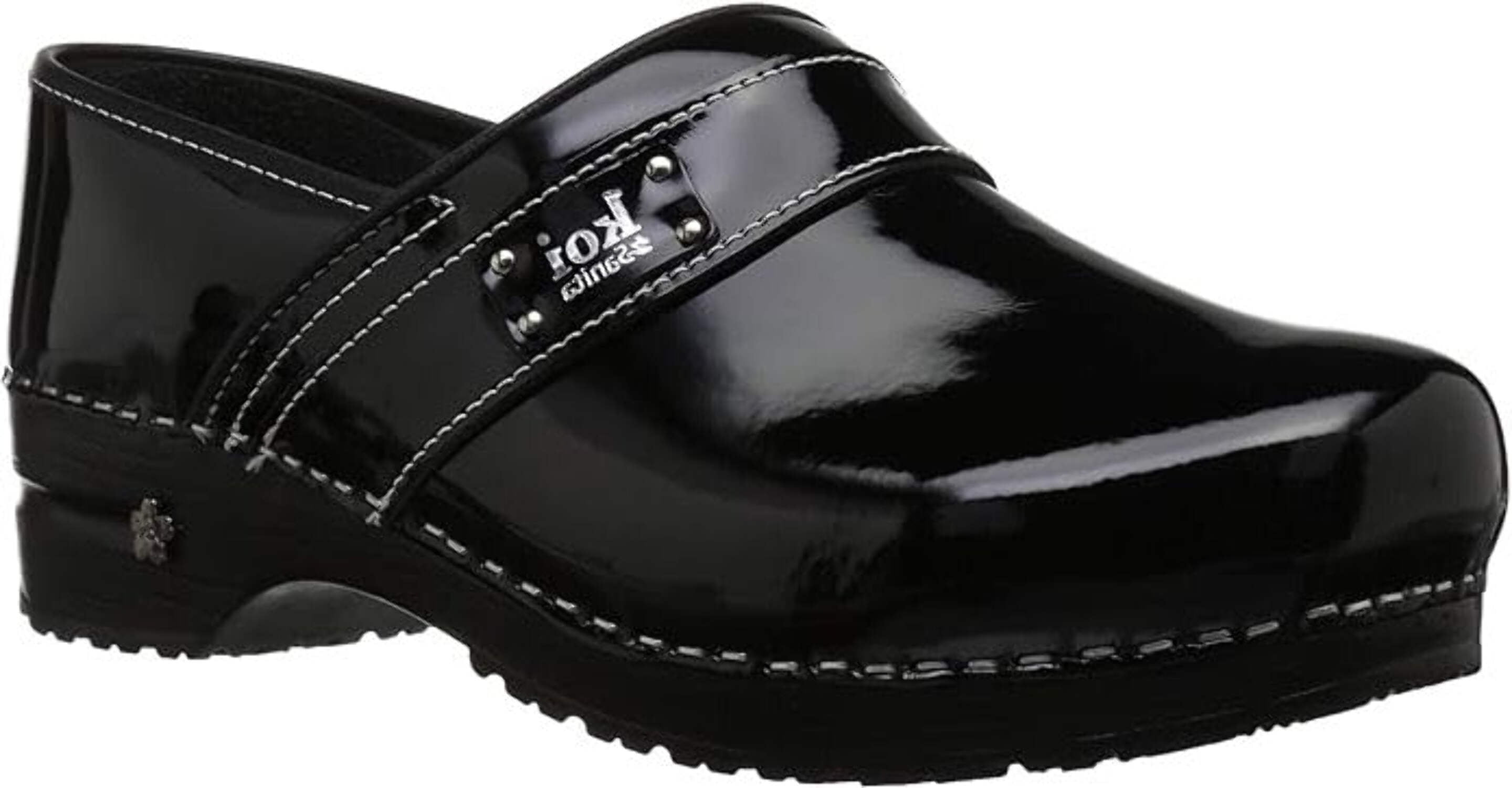 Sanita Black Professional Lindsey Patent Leather Shoes - Walmart.com