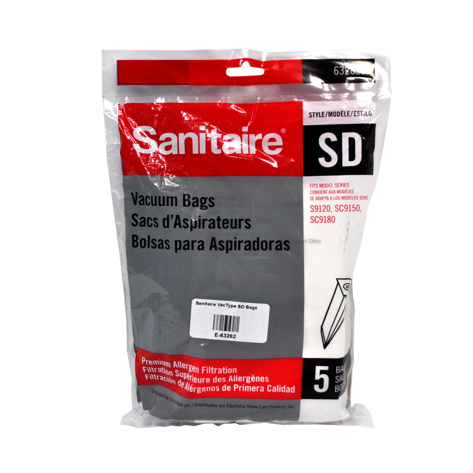 Sanitaire Upright Vacuum Cleaner Style SD Bags - Walmart.com