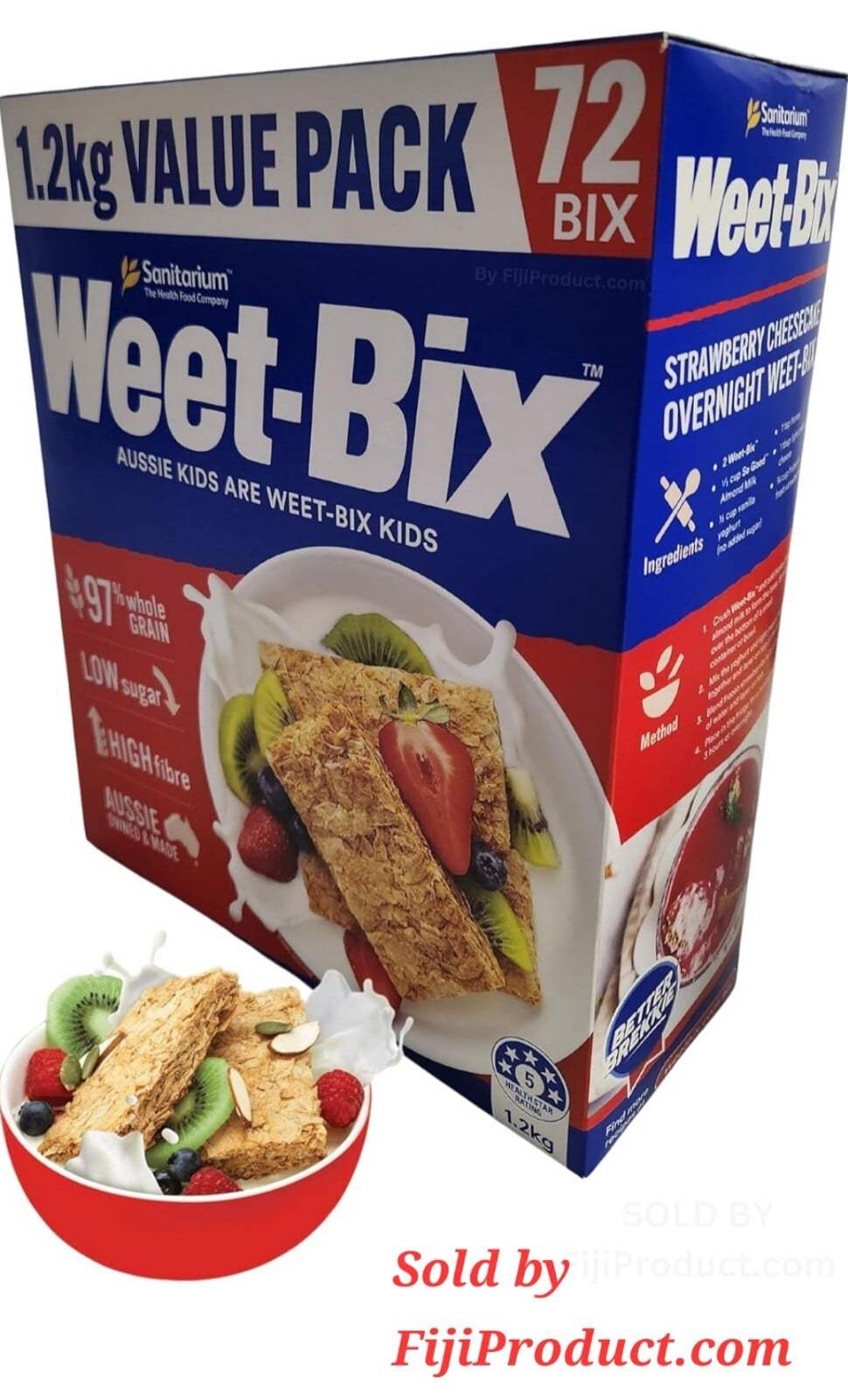 Sanitarium Weet-bix 1.2kg | SHIP FROM 🇺🇸 72 BIX DELICIOUS 😋 - Walmart.com