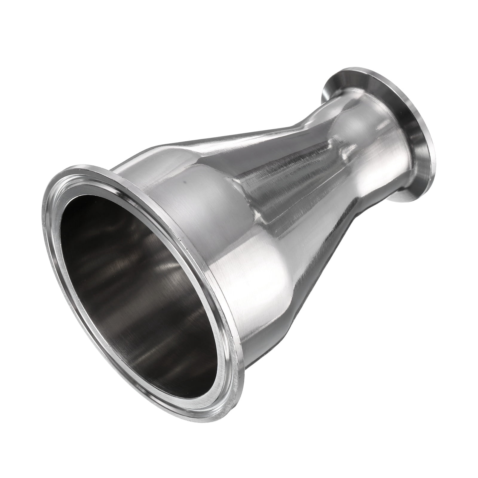 Sanitary Fitting Reducer Fitting, 304 Stainless Steel 3" Tube OD x 1-1/ ...