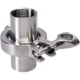 Sanitary Fitting SUS304 316L BSPT Tri Clamp Set 1/8"-4" For Homebrew ...