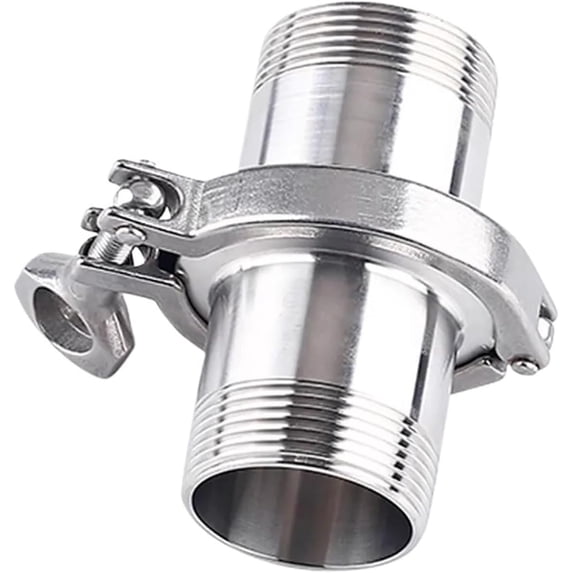 Sanitary Fitting SUS304 316L BSPT Tri Clamp Set 1/8"-4" For Homebrew ...