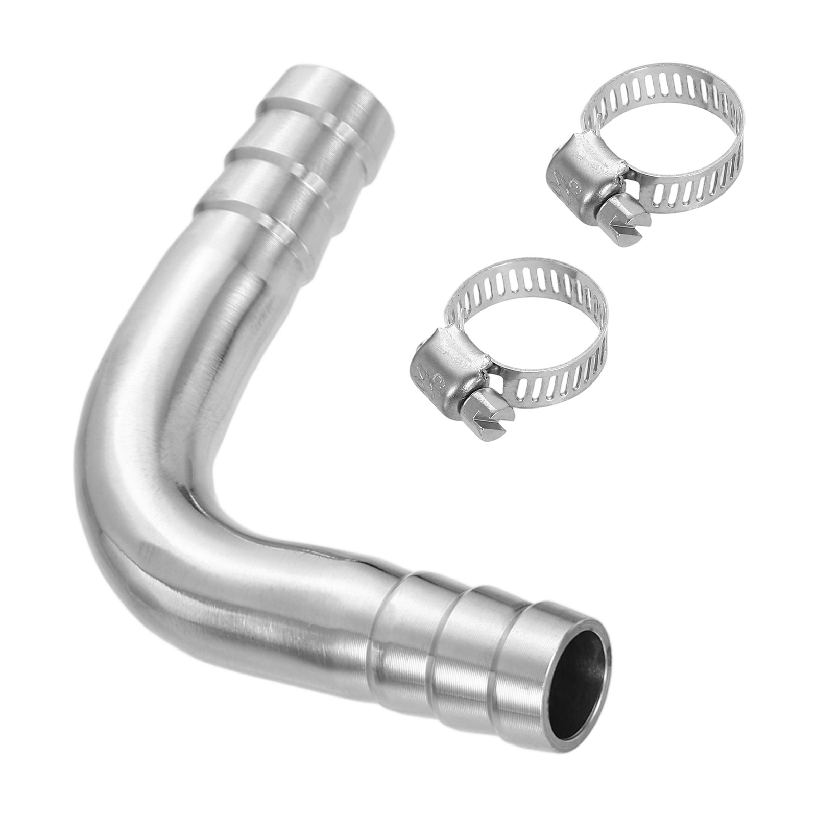 Sanitary Hose Barb Fitting , 1/2" Barbed x 1/2" Barbed 90 Degree Elbow ...