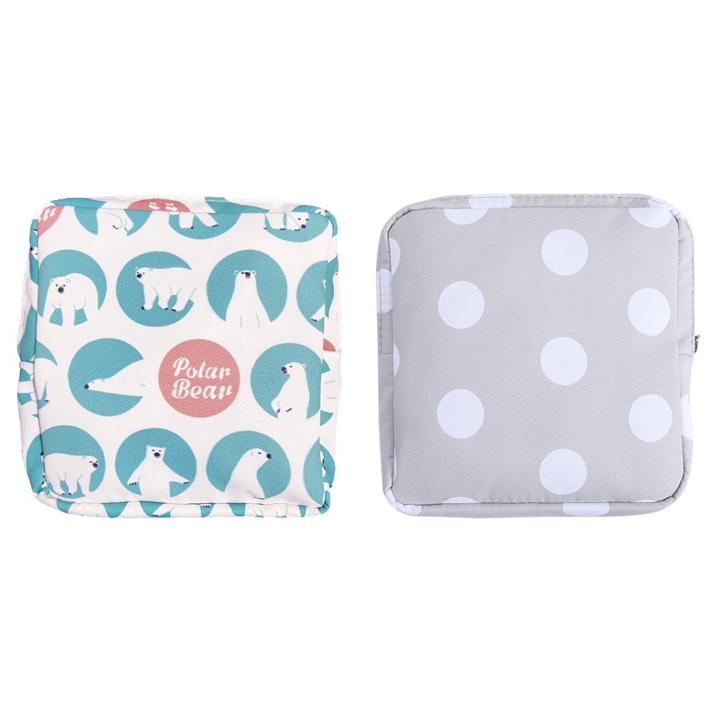Sanitary Napkin Storage Bag Menstrual Cup Pouch,Cotton Cloth Portable ...