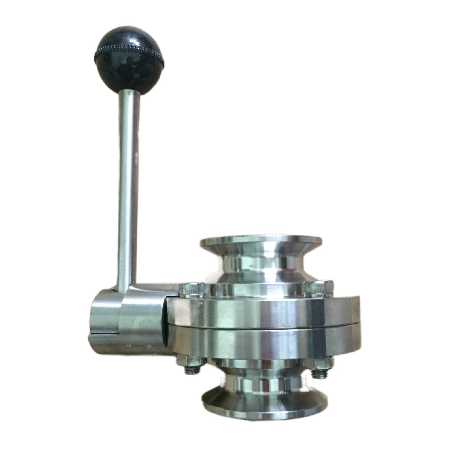 Sanitary Tri Clamp Butterfly Valve SS304 Stainless Steel 3/4" 1" 1.5" 2 ...