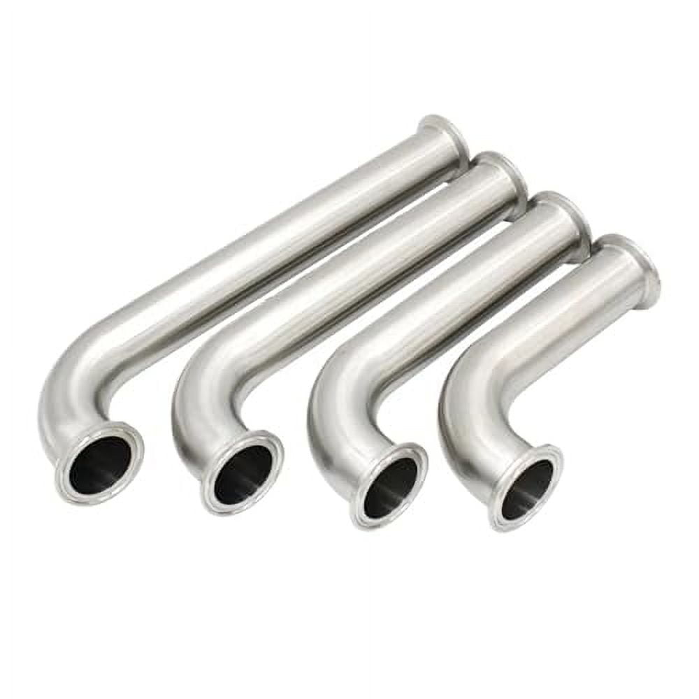 Sanitary Tri Clamp Elbows 90 Degree Long Clamp Elbow 1" 11/4" 11/2" 2 ...