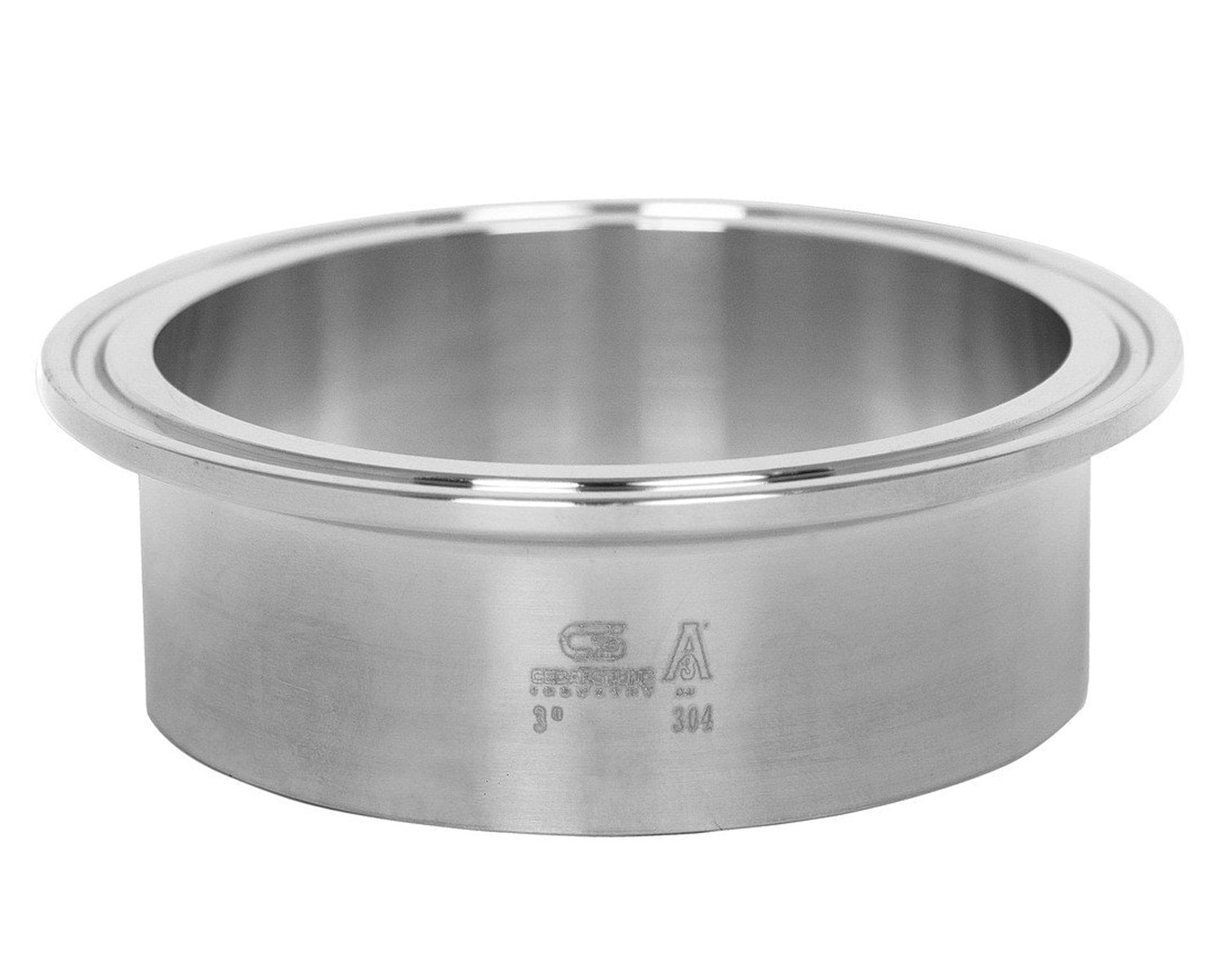 Sanitary Tri Clamp Ferrule, 2.5 inch Ferrule Hose Adapter, Home Brew ...