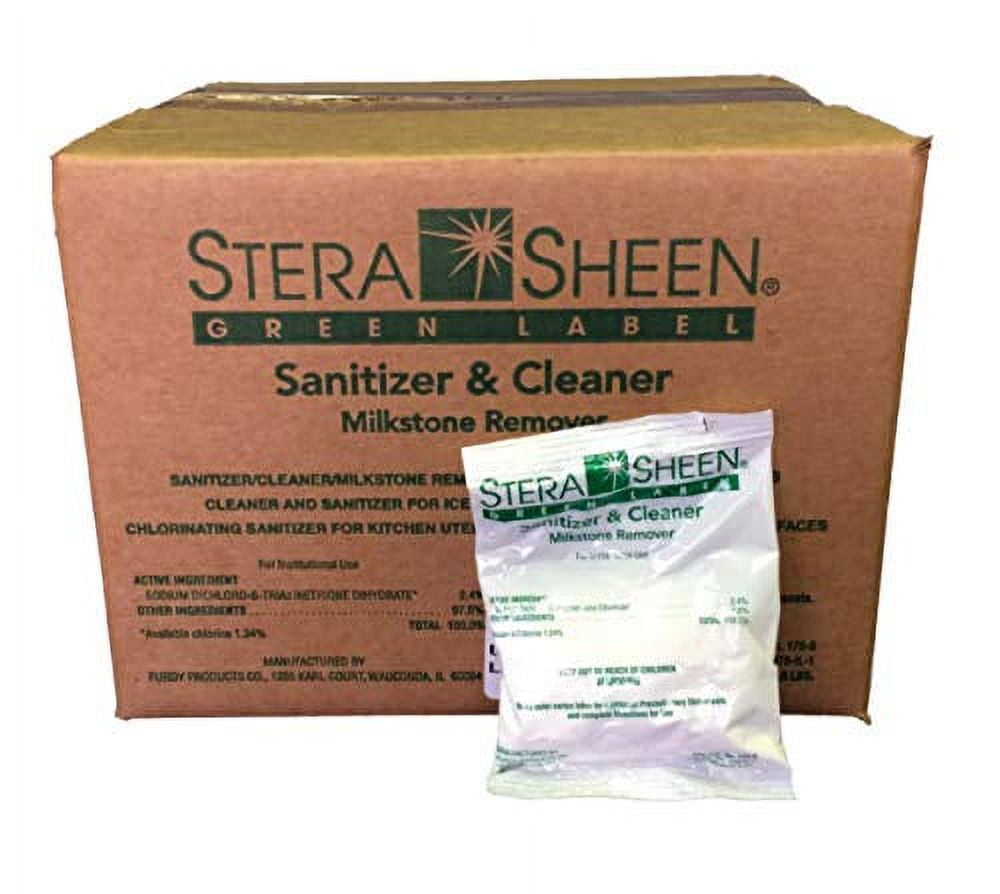 Sanitizer | 2 oz. Packets | Green Label Food Grade Cleaner & MilkStone ...
