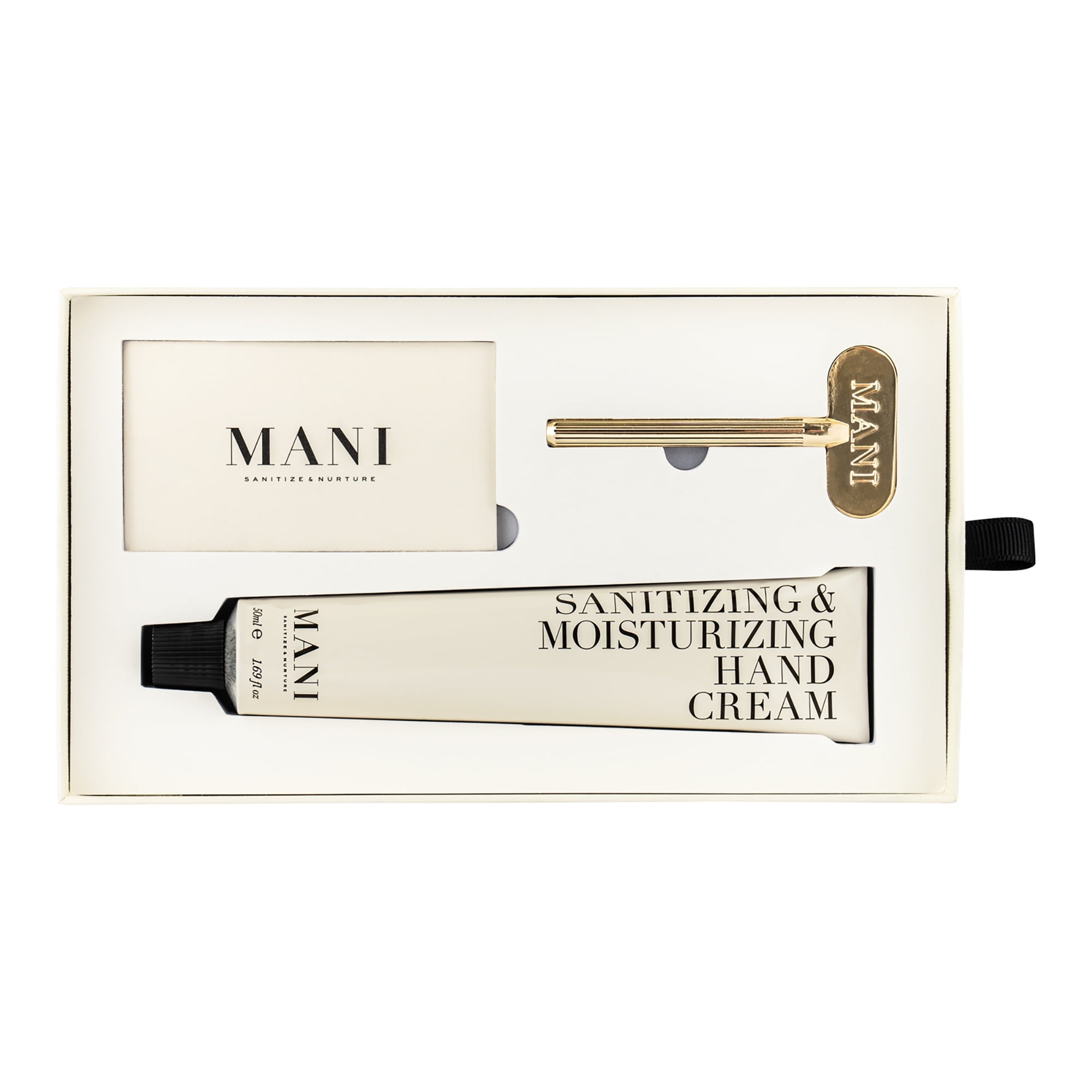 Mani Sanitizing and Moisturizing Hand Cream Set, Hand Lotion and Tool ...