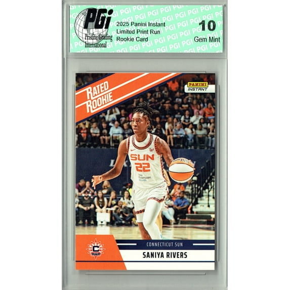 Saniya Rivers 2025 WNBA Panini Instant #RRR9 Retro Rated Rookie Card ...