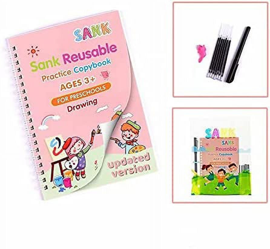 Sank New Plus-Version 26x18.5 cm Reusable Practice Copybook for Kids ...