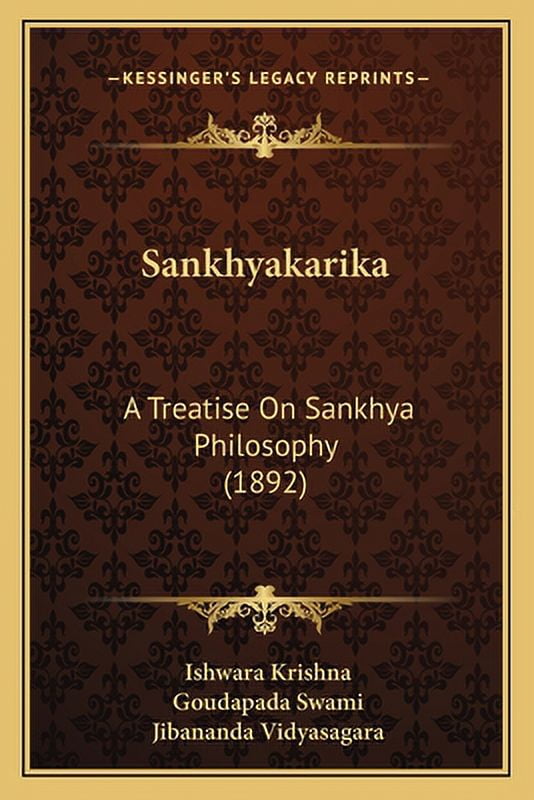 Sankhyakarika : A Treatise On Sankhya Philosophy (1892) (Paperback ...