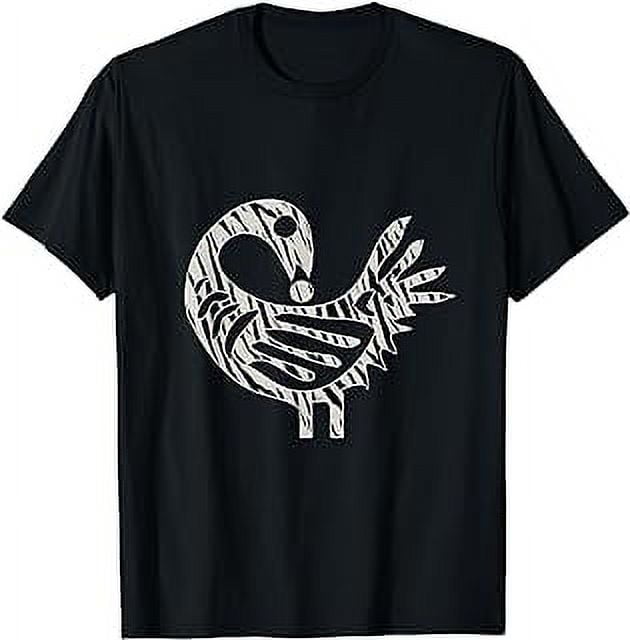 Sankofa Bird Afrocentric Adinkra Symbol Zebra Pattern T-Shirt - Walmart.com