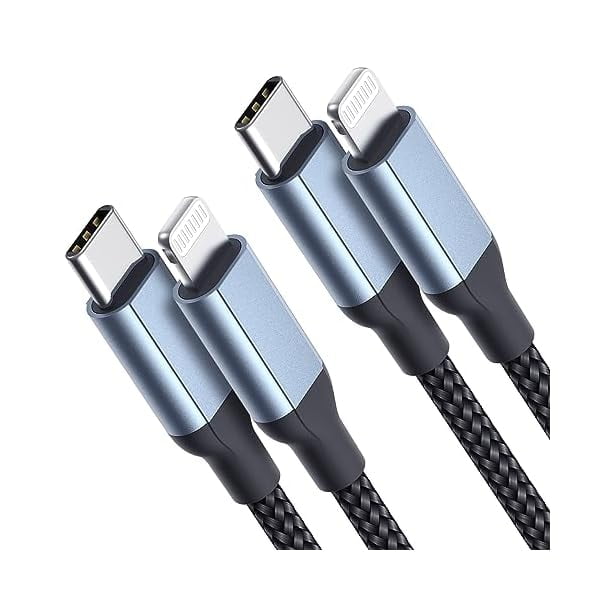 Sanlf Dual Type-C 4 in 1 Multi Charging Cable [1Pack 5FT], Nylon 4 in 1 ...