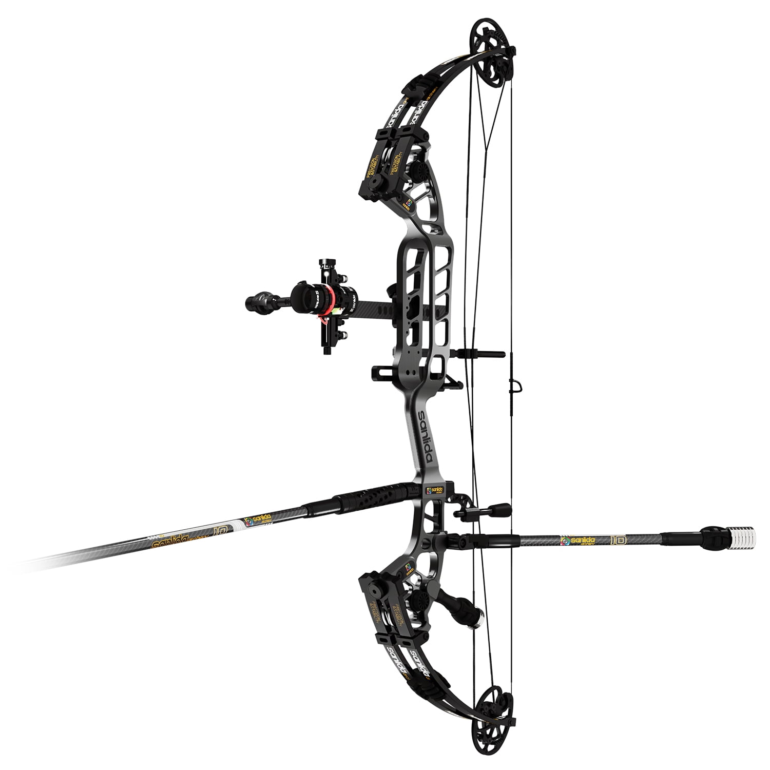 Sanlida Archery 37" Hero 10 Ⅱ Advanced Target Compound Bow Kit for ...