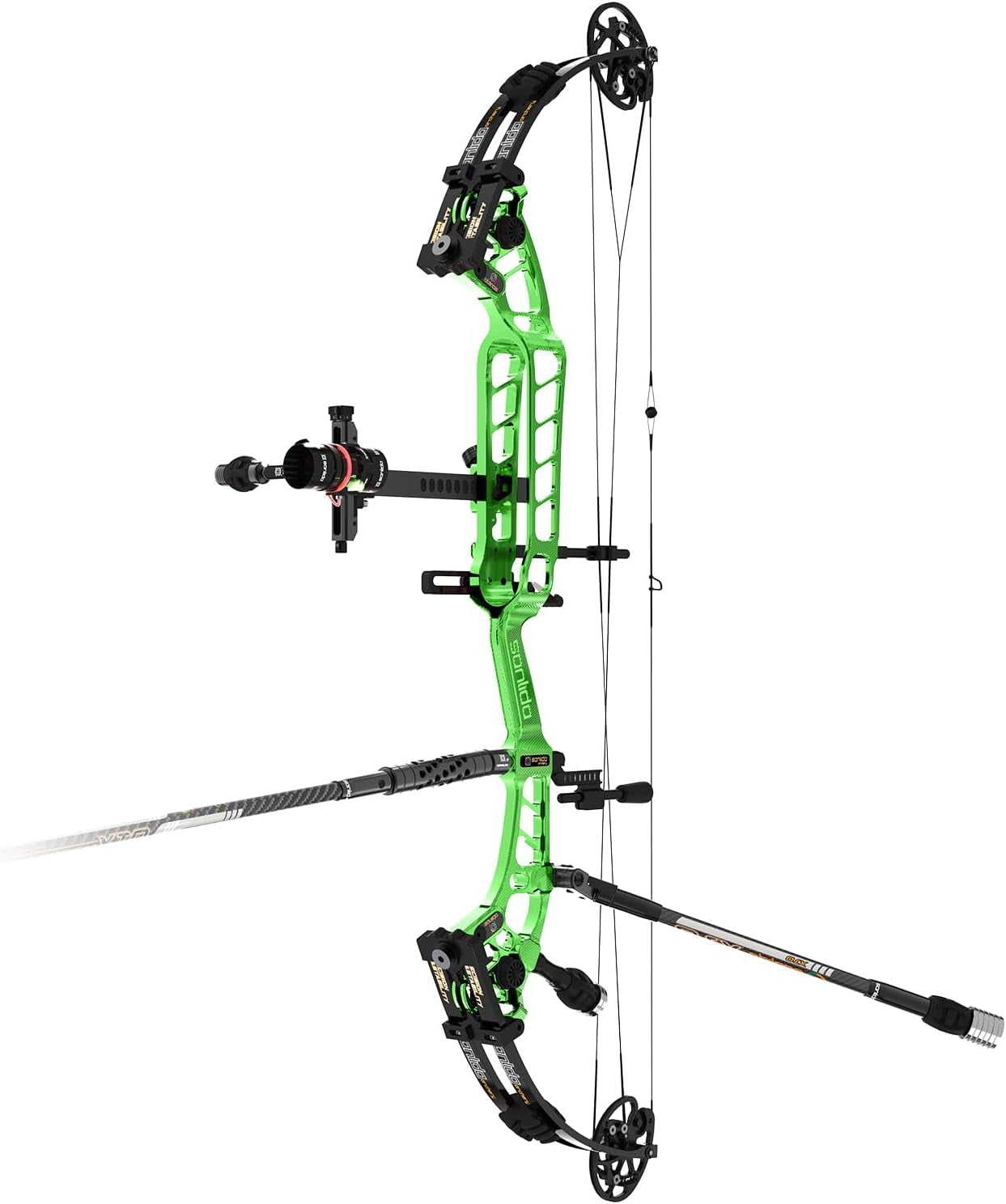 Sanlida Archery 40" Hero 10 Ⅱ Flagship Top of The Line Target Compound Bow Kit with Accessories ...