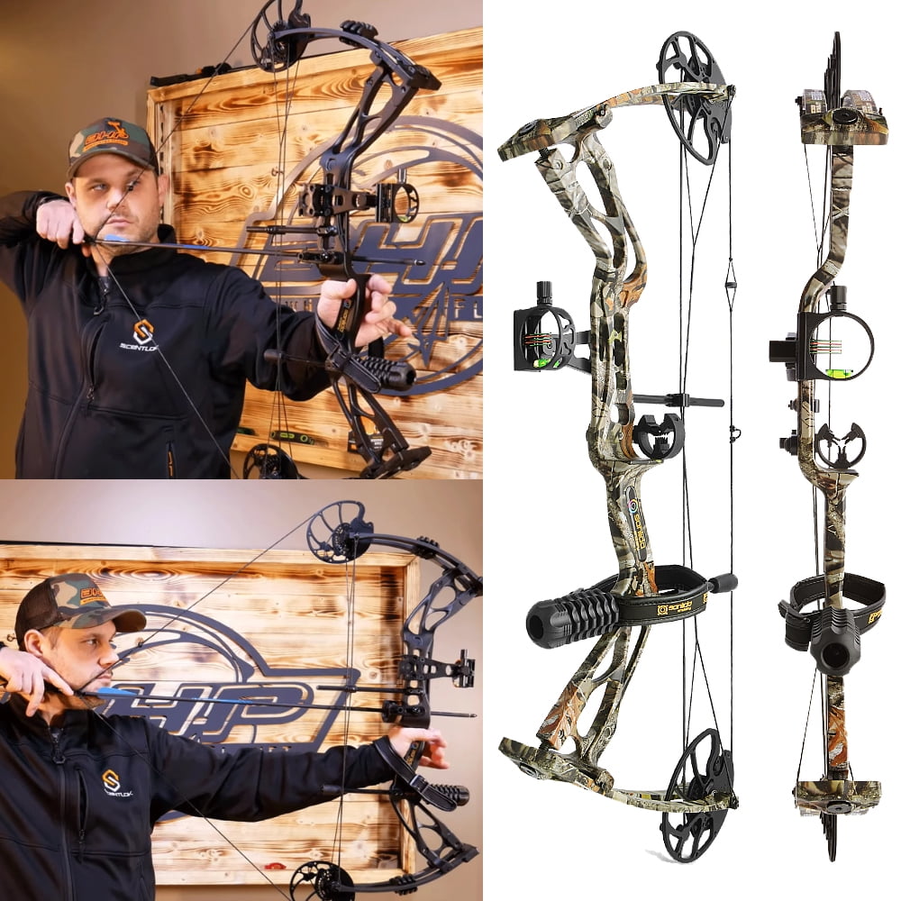 Sanlida Archery Compound Bow Dragon X8 with 3pcs Arrows Kit for Adults ...