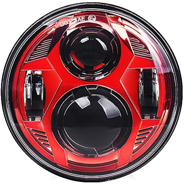 Sanlufa 5-3/4 5.75 Motorcycle LED Headlight Compatible with Harley ...