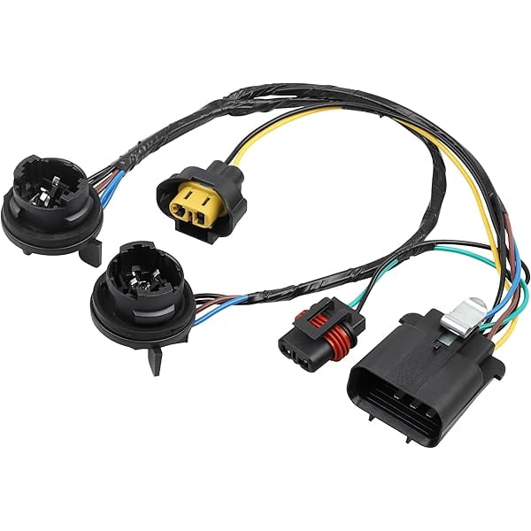 Sanlufa 645-745 Headlight Wiring Harness Socket Fit for 2007-2014 Chevy ...