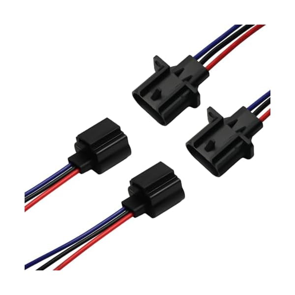 Sanlufa H13 9008 Headlight Socket Converter Kit, Headlights Wiring ...