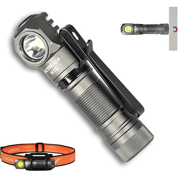 Sanlufa H16 1000 High Lumens Rechargeable Led Headlamp Flashlight, EDC ...