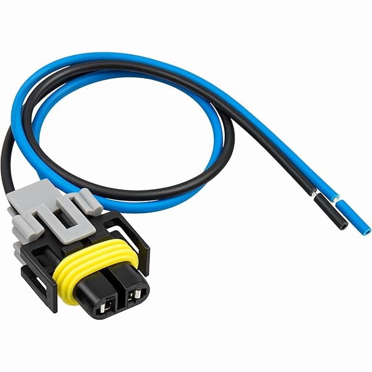 Sanlufa H8 H9 H11 880 Multi-Purpose 2 Pin Female Wire Adapter Headlight ...