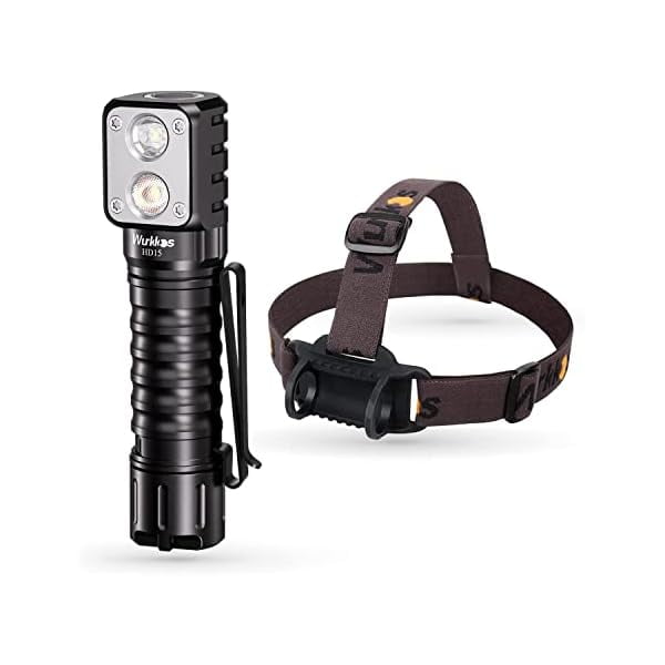Sanlufa HD15 Headlamp 2000 Lumens LED Head Flashlight Rechargeable ...
