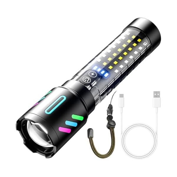 Sanlufa High Powered Flashlight, Flashlights High Lumens 5000, Led Super Bright Flashlight ...