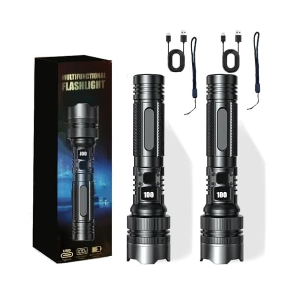 Sanlufa Intelligenck,2025 The Ultimate Survival Flashlight,Rechargeable ...