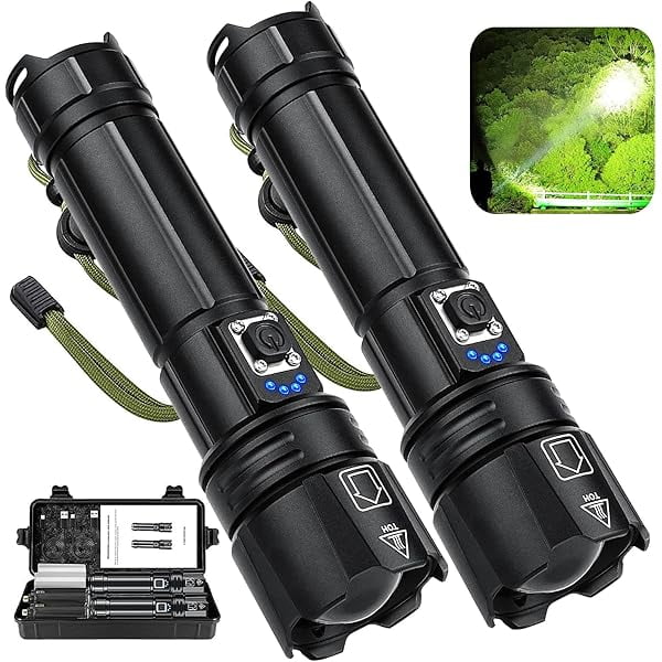 Sanlufa Led Brightest Flashlights High Lumens Rechargeable, 990,000 ...