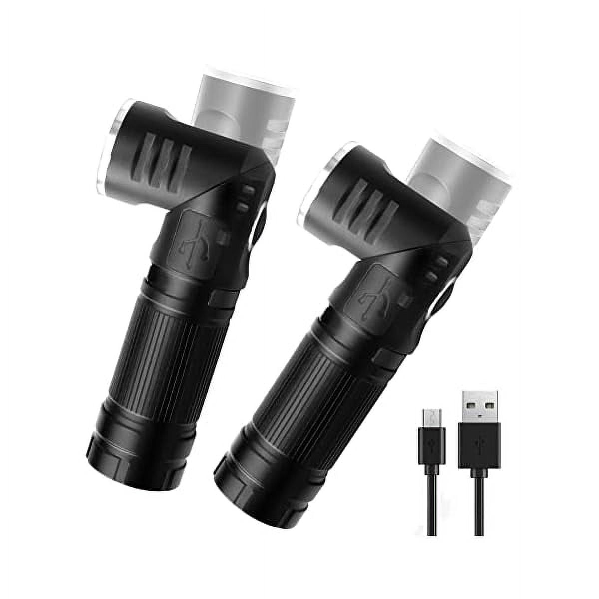 Sanlufa Rechargeable LED Flashlights 500 High Lumens Super Bright Magnetic Flashlight Waterproof ...