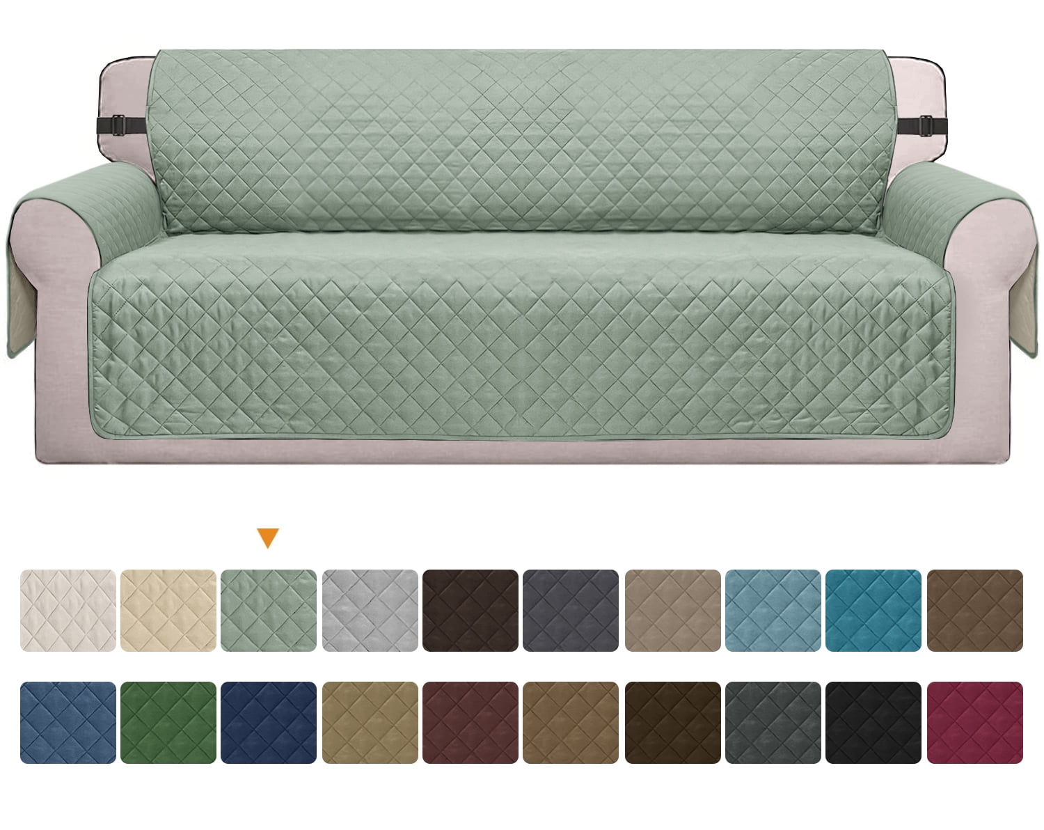 Sanmadrola 100% Waterproof, Machine Washable, Non-Slip Sofa Cover ...