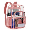 Sanmadrola Clear Backpack Clear Bag Heavy Duty Waterproof Transparent ...