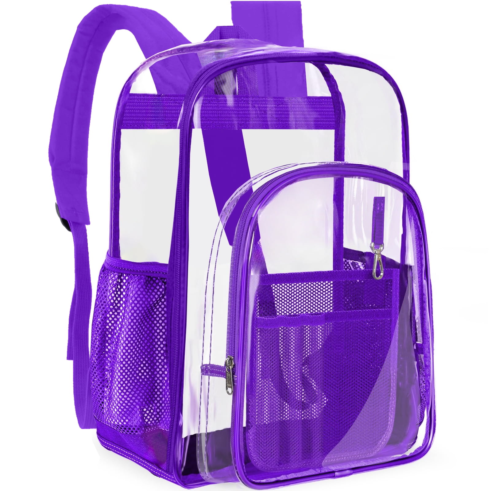 Sanmadrola Clear Backpack Clear Bag Heavy Duty Waterproof Transparent ...