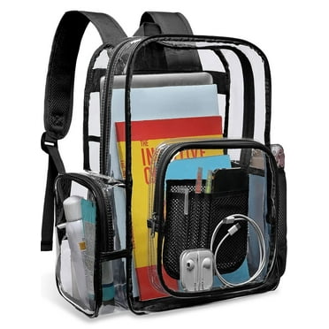 Clear Stadium Approved Transparent Backpack Large Capacity PVC Travel ...