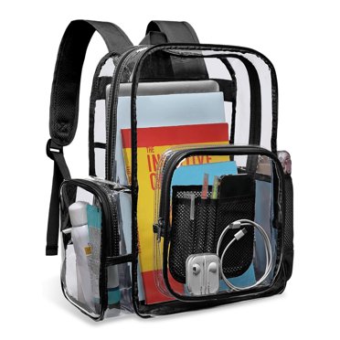 Sanmadrola New Clear Backpack Clear Bag Heavy Duty Waterproof ...