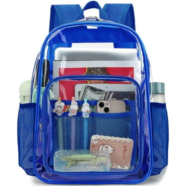 Tinyat Large Clear Backpack Heavy Duty PVC Transparent Clear Bag for ...