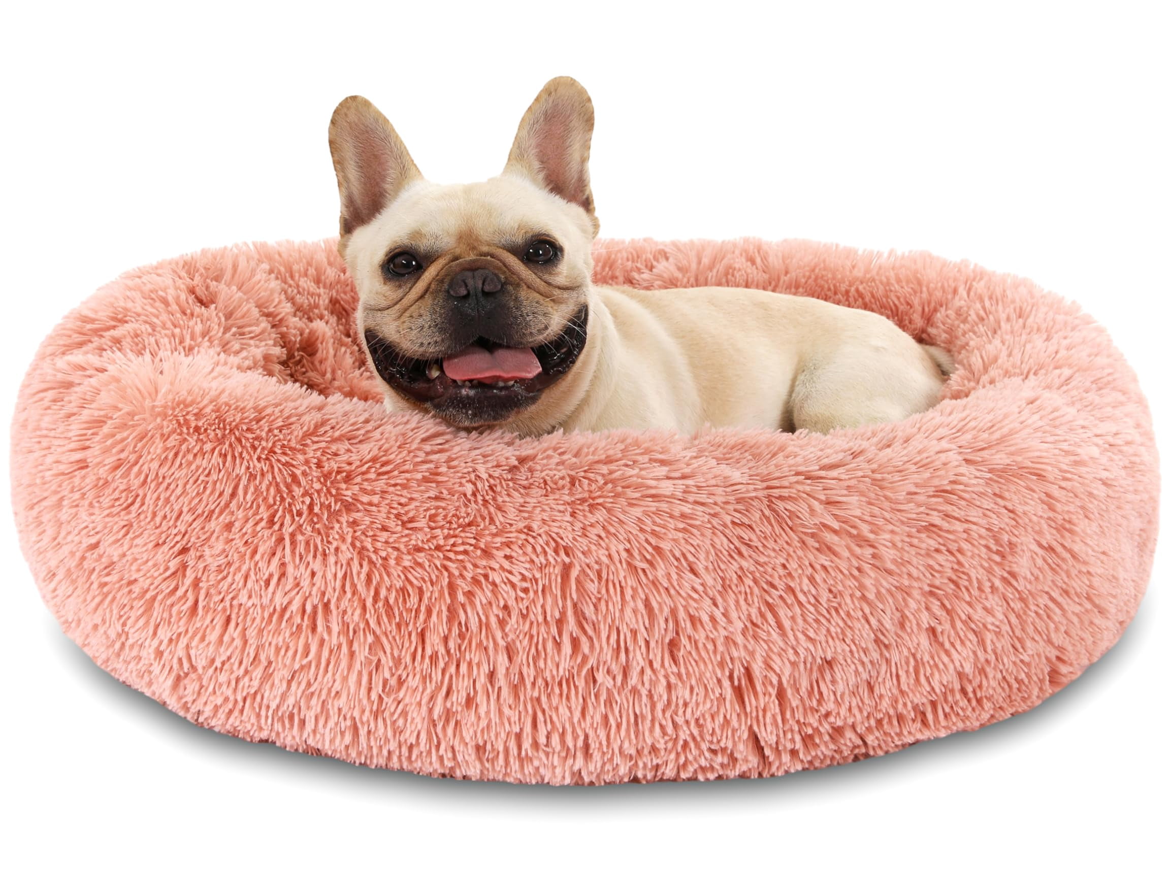 Sanmadrola Small Dog Bed, Donut Cuddler, Washable, Comfortable, Anti ...