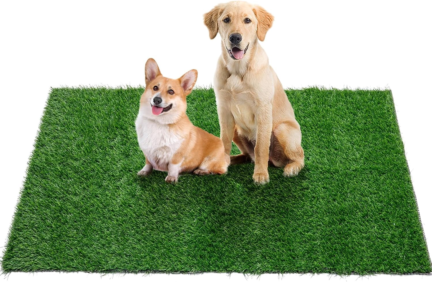 Sanmadrola Dog Pee Pads Puppy Pet Pad Artificial Dog Grass Pad Training ...