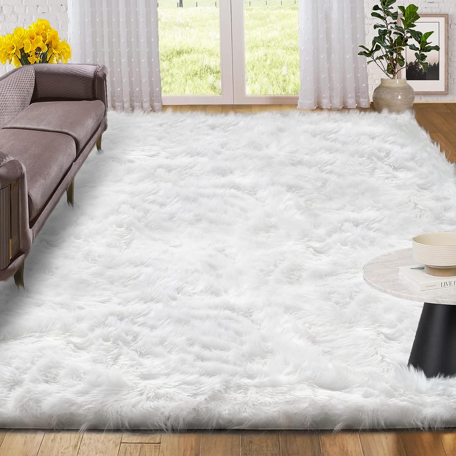 Softlife Ultra Soft Area Rugs, Fluffy Carpets for Bedroom Kids Room ...