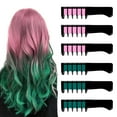 Sanmadrola Hair Chalk Comb for Girls Washable Temporary DIY Hair Color ...